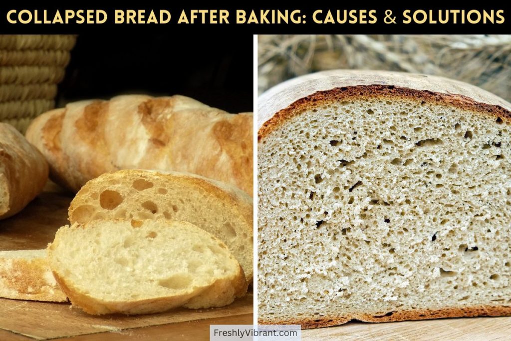 Bread Collapse After Baking: Causes, Prevention, Fixes - Freshly Vibrant