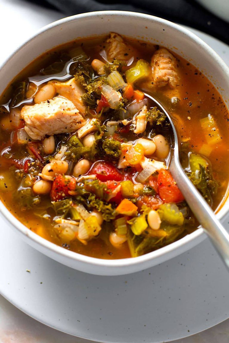 13 Cozy Leftover Turkey Carcass Soup Recipes - Freshly Vibrant