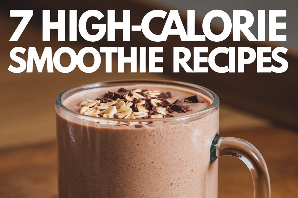 7 High-Calorie Smoothie Recipes for Gains - Freshly Vibrant